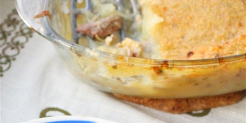 Râpure acadienne (gratin de pomme de terre au poulet comme en Acadie)