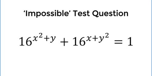 Only 1 percent can solve this test question